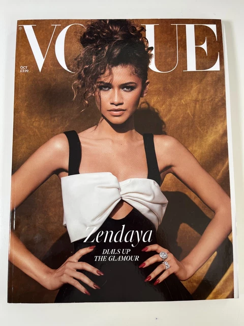 VOGUE MAGAZINE OCTOBER 2021 Zendaya Emma Raducanu UK Edition Conde Nast ...
