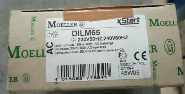 CONTATTORE EATON MOELLER Dilm40 230V 277894 Nuovo EUR 85,00 - PicClick IT