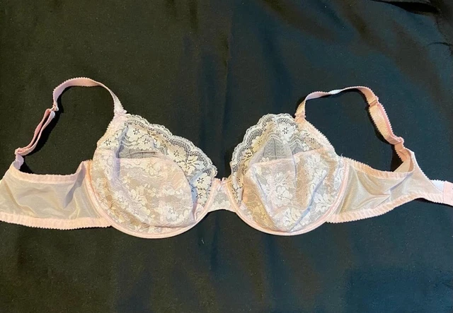 MARKS & SPENCER Pink Lace Underwire Full Cup Coverage Minimiser Uplift ...