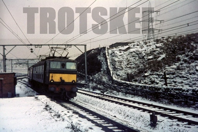 35MM SLIDE BR British Railways Electric Loco Class 77 27005 Crowden ...