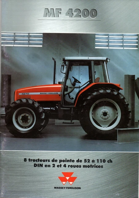 BROCHURE TRACTEUR MASSEY Ferguson série 4200 EUR 10,50 - PicClick IT