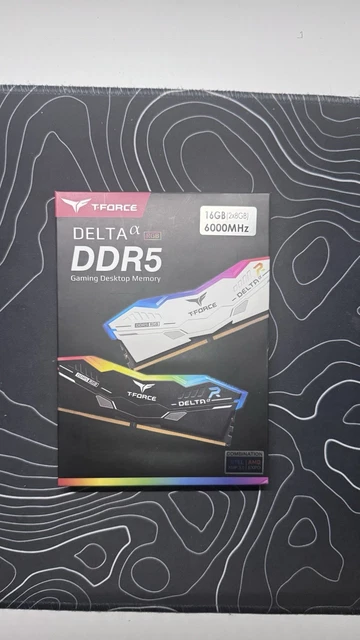 TEAMGROUP T-FORCE DELTA RGB DDR5 Desktop Memory Kit 16GB 2x8GB 6000MHZ ...