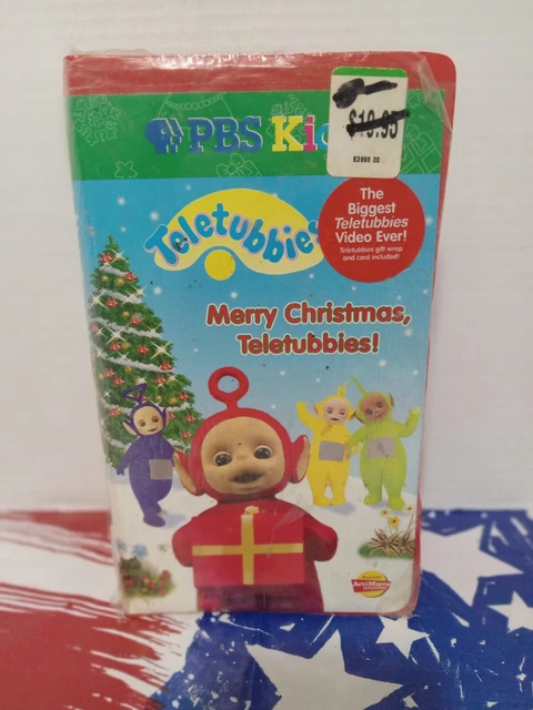 PBS KIDS &MERRY Christmas Teletubbies!" (VHS 1999) W/ Gift Wrap RARE ...