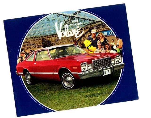 1977 PLYMOUTH VOLARE Brochure w/Color Chart: Road Runner,360 Super ...