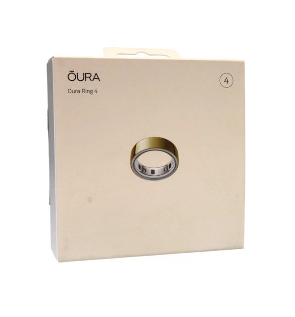 OURA RING 4 Smart Ring – Größe 4 Gold mit Ladegerät und USB-C-Kabel EUR ...