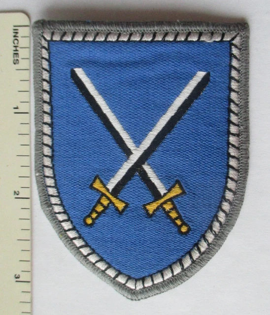 WEST GERMAN BUNDESWEHR ARMY LOGISTICS PATCH Crossed Swords Cold War ...