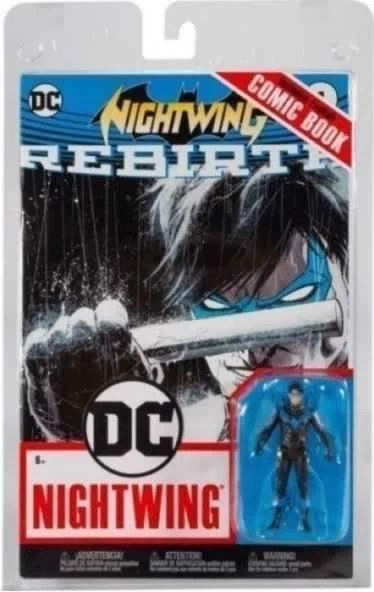 NIGHTWING (DC REBIRTH) 3 Figure With Comic Wave 2 Action Figure ...