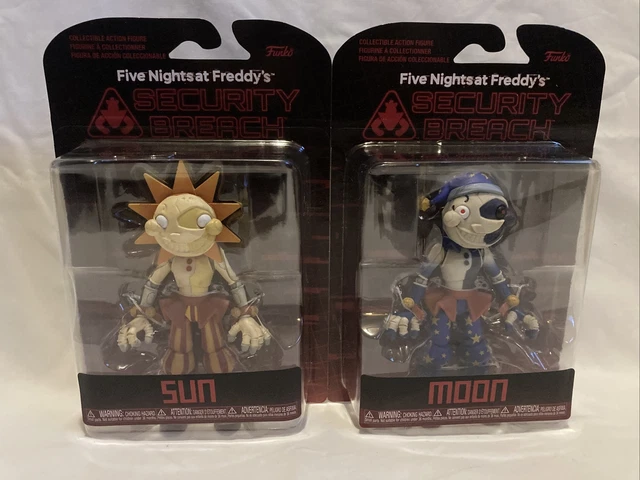 FIVE NIGHTS AT Freddys Sun & Moon Figure FNAF Security Breach Funko ...