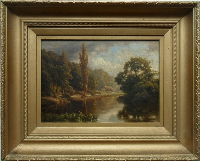 EDWARD HENRY PORTA 1847-1922 Fine Olio Firmato Originale Su Tela ...