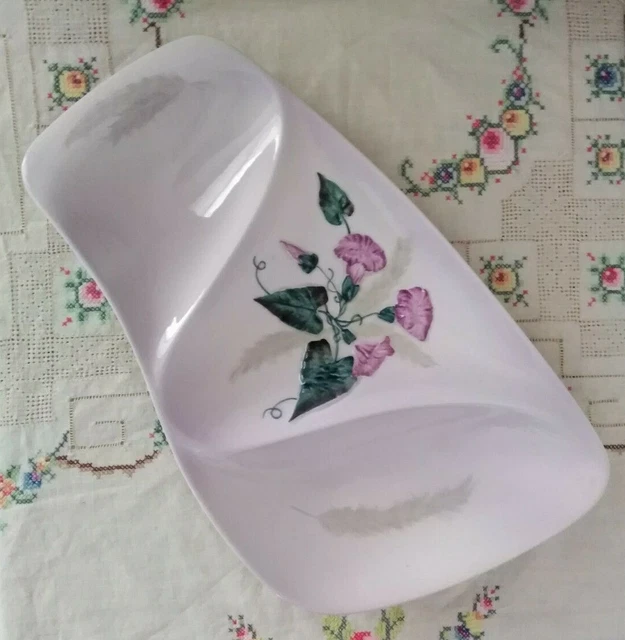 VINTAGE CARLTON WARE Hand Painted Australian Design Large Serving Dish ...