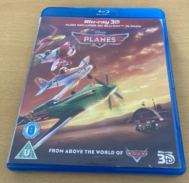 DISNEY PLANES 2-DISC (3D + 2D Blu-Ray) Kids Family Fun Film Movie Makers Of Cars £4.50 - PicClick UK