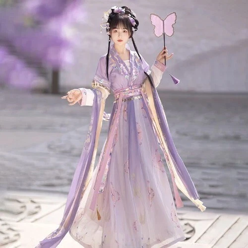CHINESE HANFU DRESS Women Ancient Traditional Hanfu Set Carnival ...