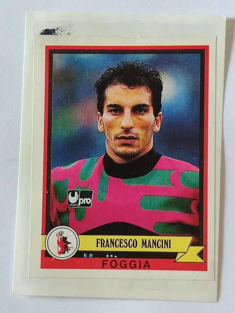 FIGURINA CALCIATORI PANINI 1992/93 FOGGIA MANCINI n 126 OTTIMA DA ...