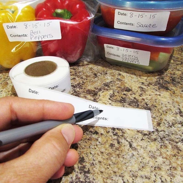 ADHESIVE LABEL ORGANISATEUR M nage Maison Int rieur Blanc Fournitures ...