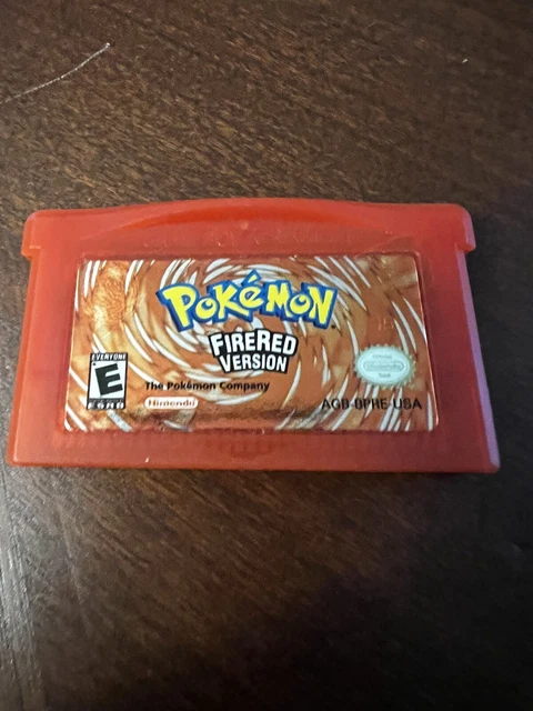 RARE! POKÉMON FIRE Red Version Gameboy Advance Authentic 2001 $149.99 ...