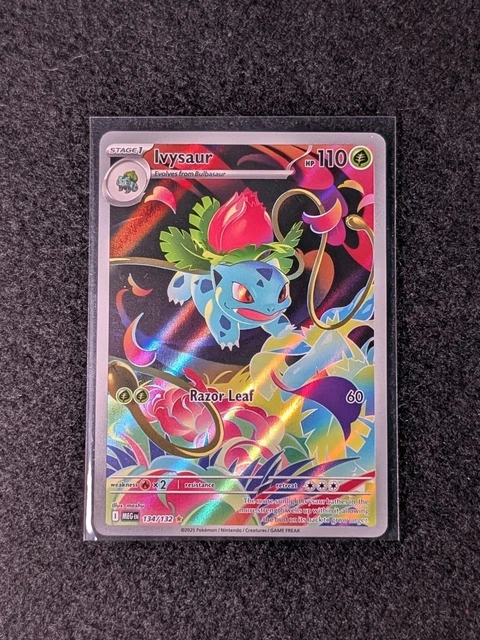 POKÉMON TCG MEGA Evolutions Ivysaur Illustration Rare Card 134/132 £15. ...
