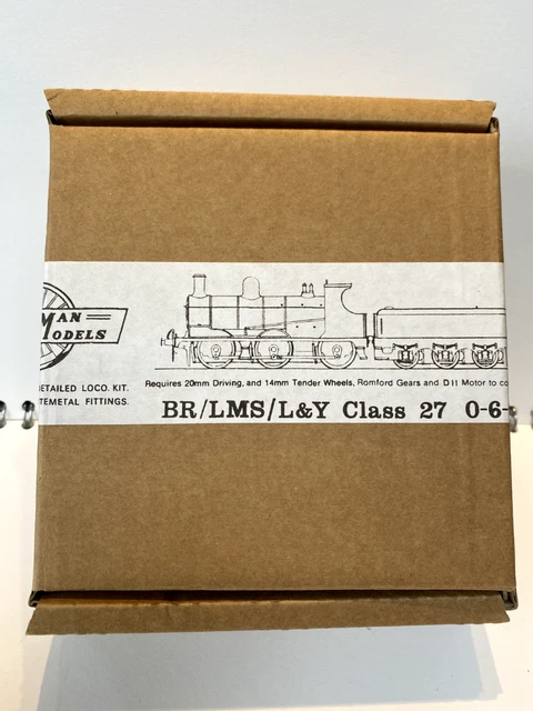 CRAFTSMAN L&Y/LMS/BR CLASS 27, etched loco kit with wheels. 00 gauge. £ ...