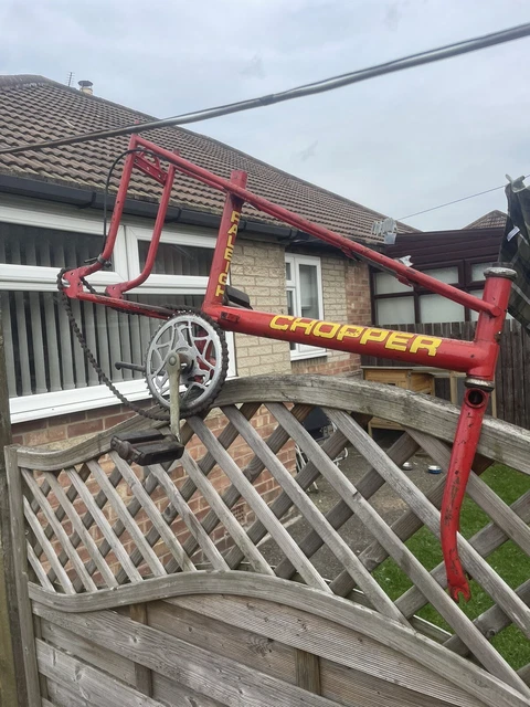 EARLY 1970’S ORIGINAL VINTAGE RALEIGH CHOPPER MK2 FRAME ETC**FOR ...