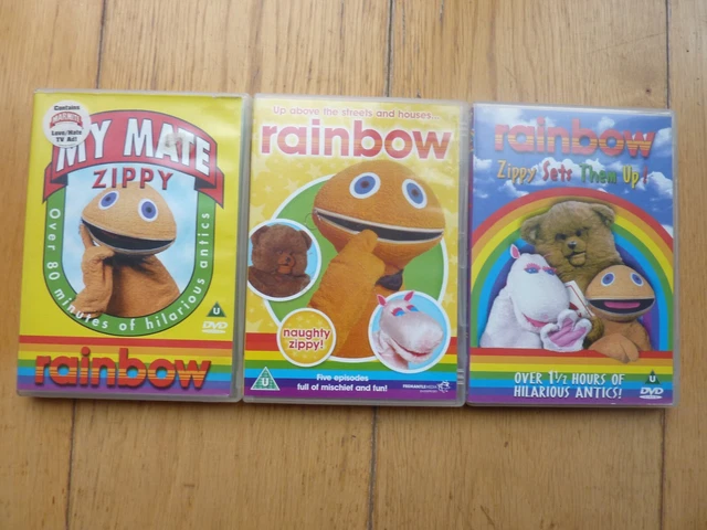 CLASSIC RAINBOW CHILDREN'S Show :- Three DVD's Zippy Bungle & George £8.00 - PicClick UK