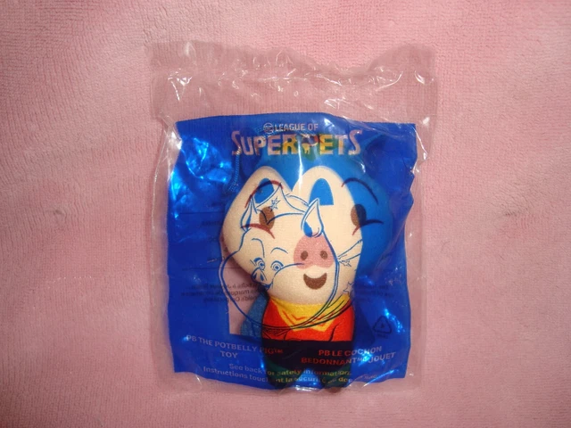 MCDONALDS 2022 DC League of Super Pets PB The Potbelly Pig Hanging ...