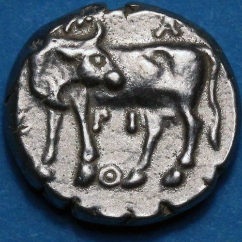 ANCIENT GREEK COIN-SILVER hemidrahm Parion Mysia-circa 350-300 B.C ...