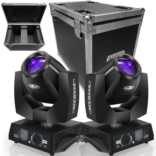 SHARPY BEAM ZOOM Moving Head 17 Gobo 8+16 Prisma DMX 230W 7R Disco ...