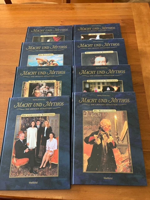 MACHT UND MYTHOS -Die großen Dynastien- 8 Bände -neuwertig- **PORTOFREI** EUR 37,99 - PicClick DE