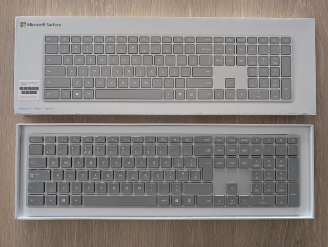 MICROSOFT SURFACE WIRELESS Keyboard - Grey £47.48 - PicClick UK