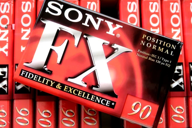 SONY FX 90 Normal Position Type I Blank Audio Cassette - Italy 1998 EUR ...