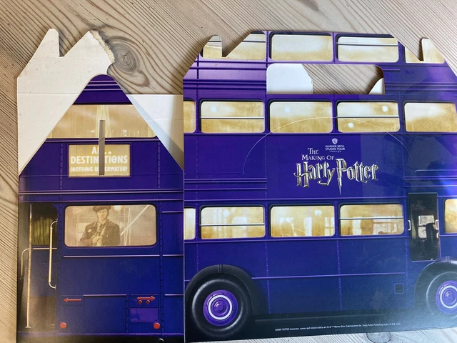 HARRY POTTER WARNER bros studio tour Knight Bus Lunch Pack Gift Box ...