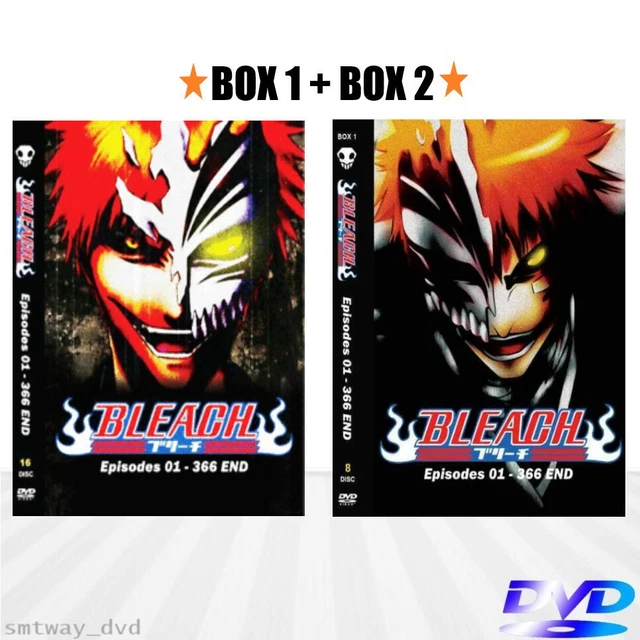 BLEACH - COMPLETE Anime Tv Series Dvd Box Set (1-366 Episodes) EUR 149 ...