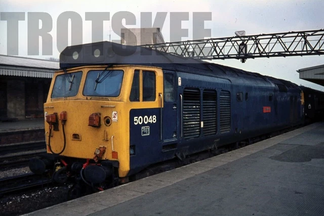35MM SLIDE BR British Railways Diesel Loco Class 50 50048 c1981 ...
