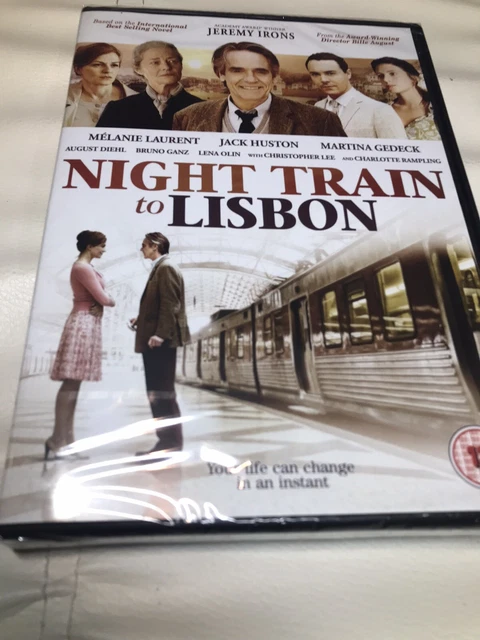 NIGHT TRAIN TO Lisbon DVD Jeremy Irons 2013 Romantic Mystery Thriller ...