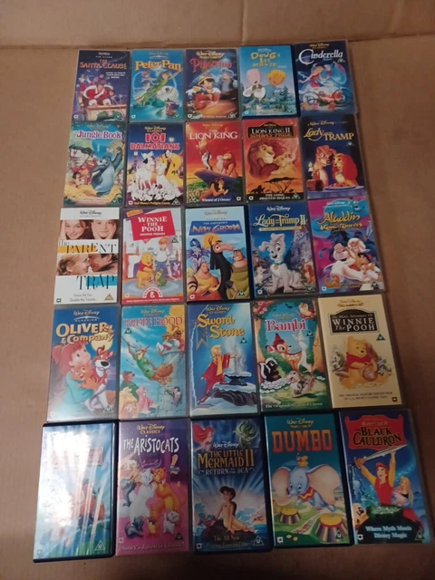 WALT DISNEY VHS Bundle 25 X Videos In Total (PAL) EXCELLENT CONDITION ...
