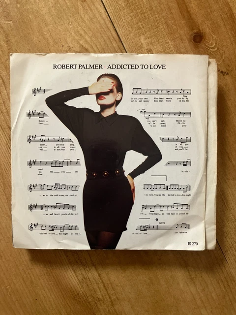 ROBERT PALMER - Addicted To Love - classic Eighties UK Pop 7" vinyl ...