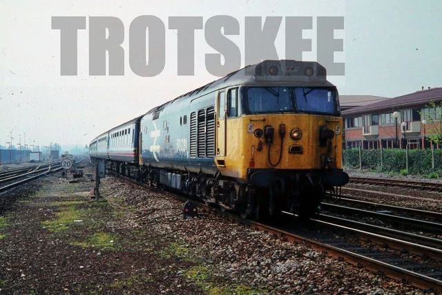 35MM SLIDE BR British Railways Diesel Loco Class 50 50031 Basingstoke ...