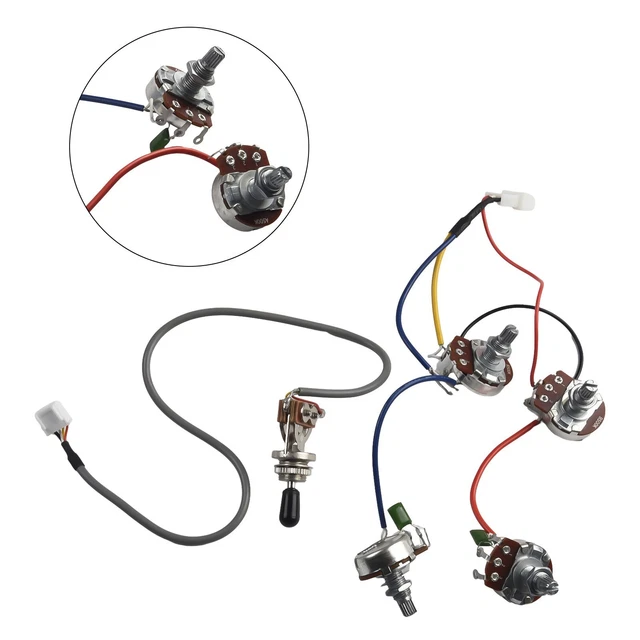 GUITAR WIRING PLUG-IN Circuit Electric Guitar Plug-in Circuit Assembly ...