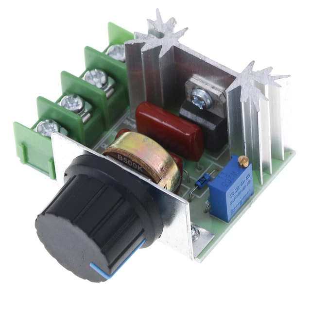 2000W SPEED CONTROLLER adjustable scr motor speed regulator governor .F ...