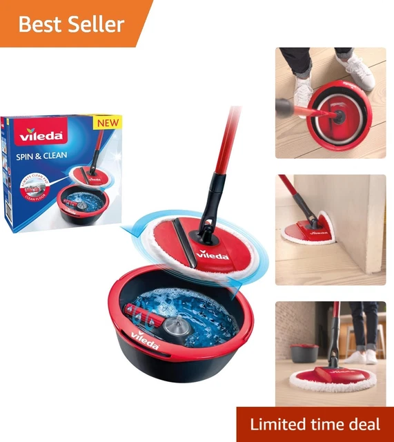ULTIMATE SPIN MOP & Bucket Set: 360° Cleaning, Foldable Head & Easy ...