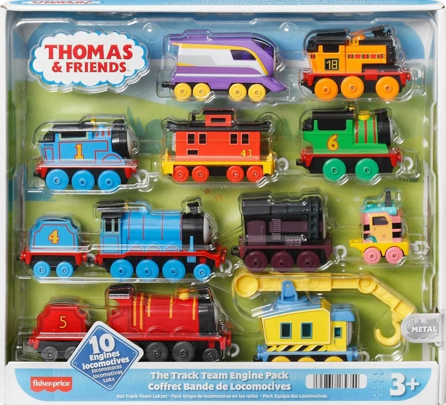 THOMAS & FRIENDS Track Team Collection 10 Diecast Metal Engines ...