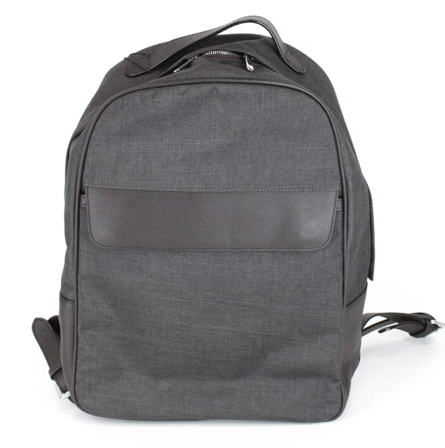 SUITSUPPLY MEN BAG One Size Dark Brown Formal Backpack Melange Calf ...