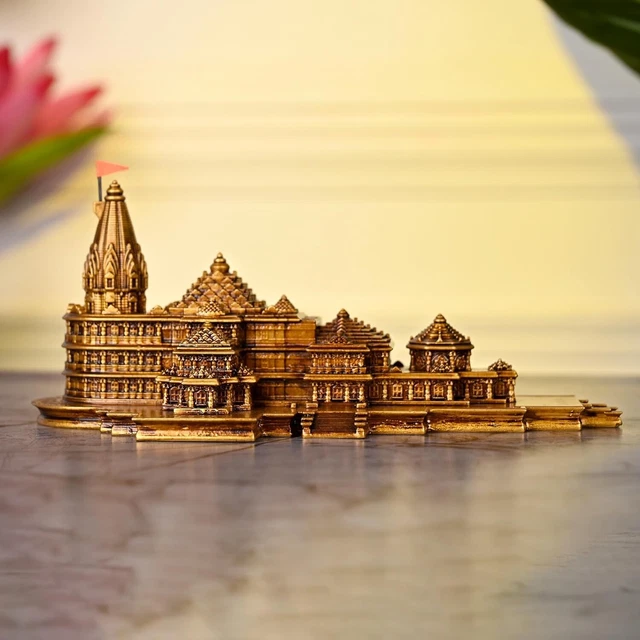 POOJA MANDIR FOR home Ram Mandir Ayodhya Model hindu pooja temple £118. ...