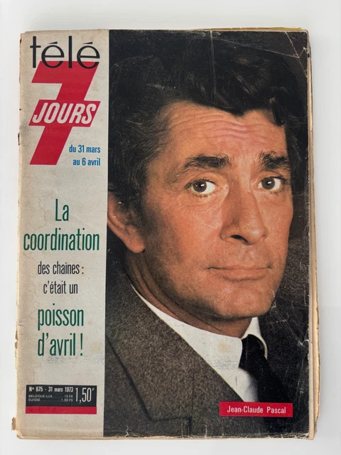 TELE POCHE N° 675 Jean Claude Pascal 1973 EUR 5,00 - PicClick FR