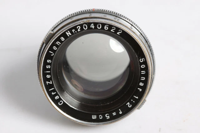CARL ZEISS JENA Sonnar 2/50 für Contax Rangefinder Contax I II III EUR ...