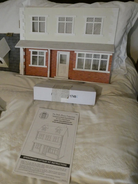 SPRINGWOOD COTTAGE - Dollhouse Emporium - Partially Constructed £135.90 ...
