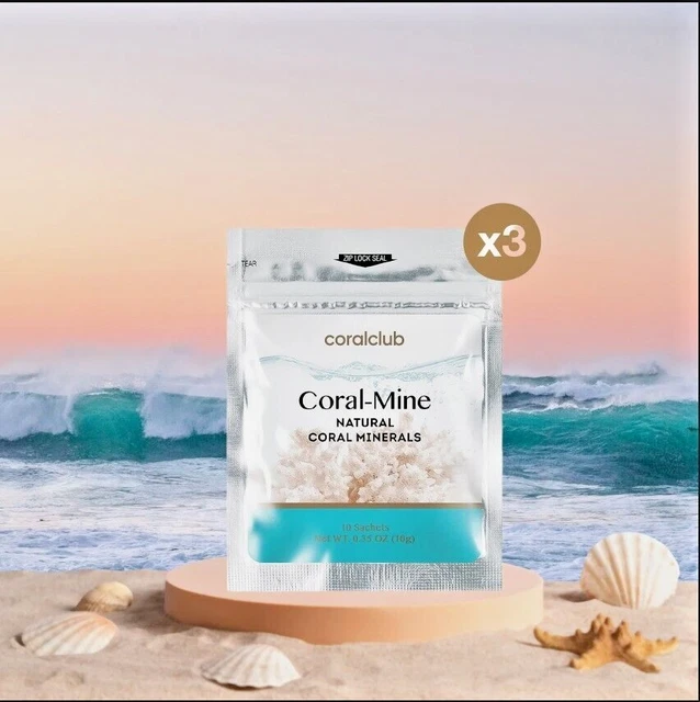 CORAL MINE 30 Sachets 1g Each Natural pH Balanced Improving water ...