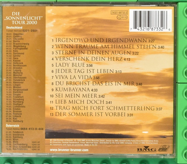 BRUNNER & BRUNNER - Sonnenlicht - BMG Ariola - CD EUR 9,99 - PicClick DE