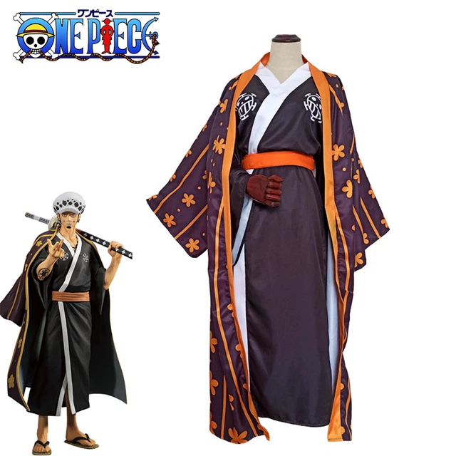ONE PIECE WANO Country Trafalgar Law Costume Anime Cosplay Kimono EUR ...