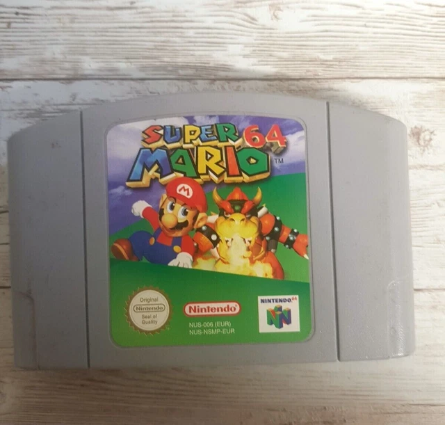NINTENDO 64 GAME super mario 64 (super mario brothers) Nintendo good ...