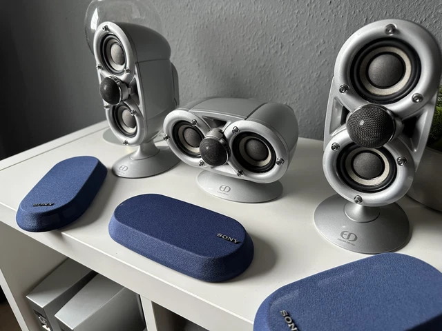 SONY SS-MS815 PASCAL Home Cinema Satellite Speakers (3) Real Metal ...